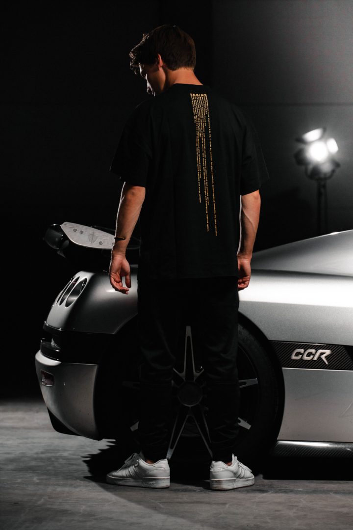 Triplex - Black Car T-Shirt | Koenigsegg Gear